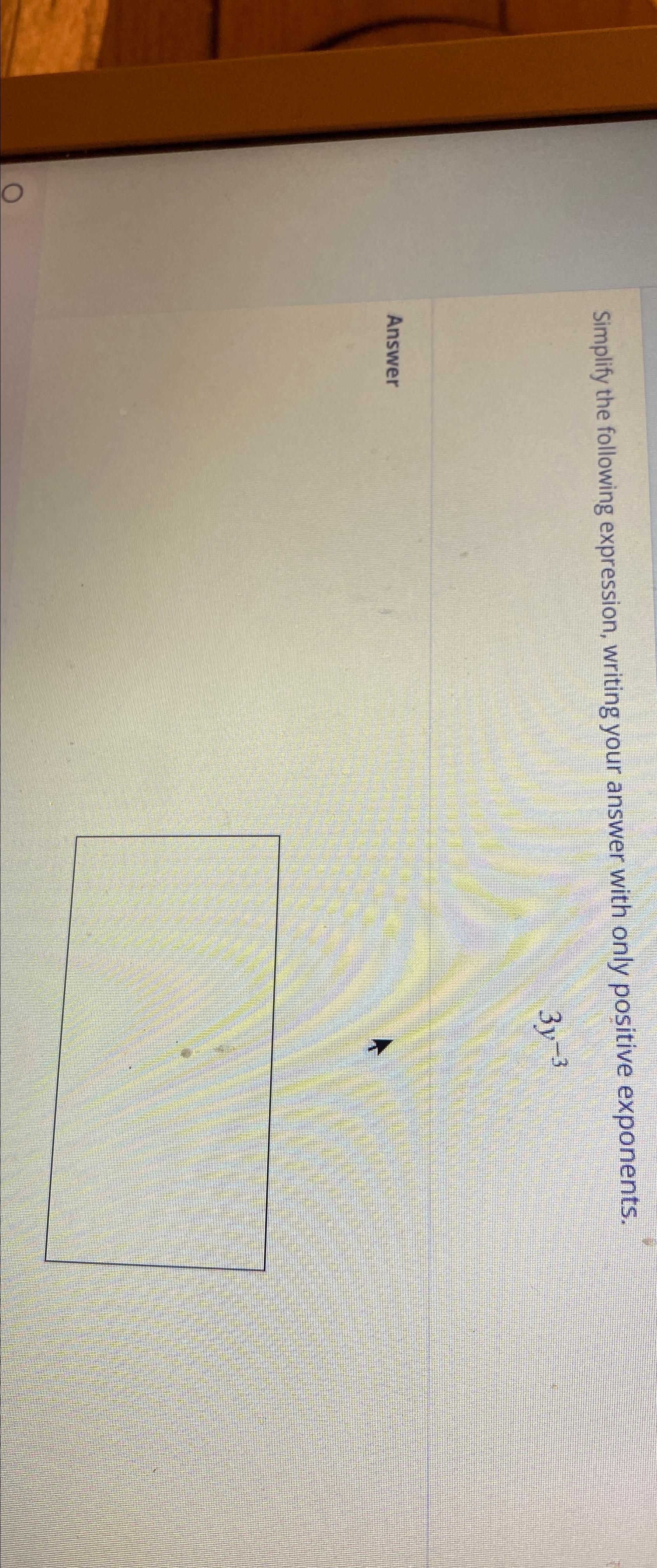 Solved Simplify the following expression, writing your | Chegg.com