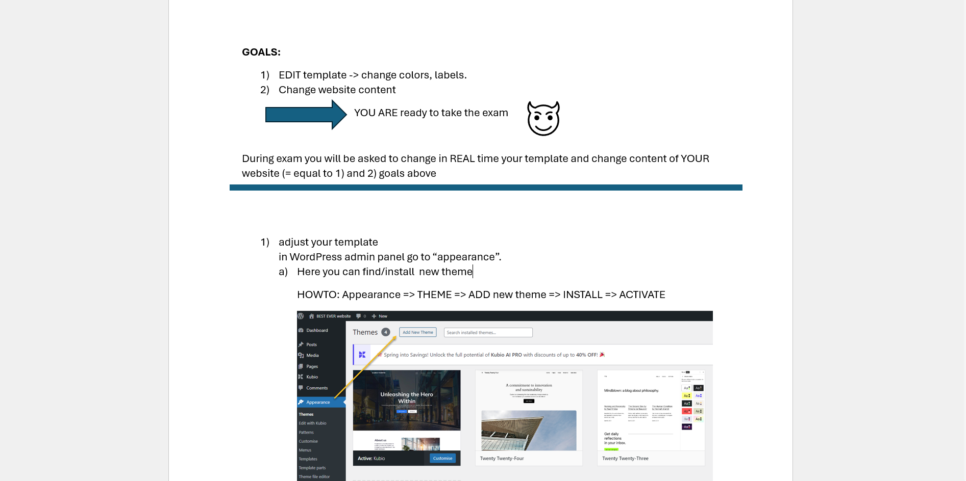 Solved GOALS:1) ﻿EDIT template -> ﻿change colors, labels.2) | Chegg.com