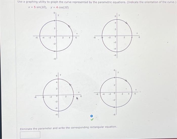 Solved Use a graphing utility to graph the curve represented | Chegg.com