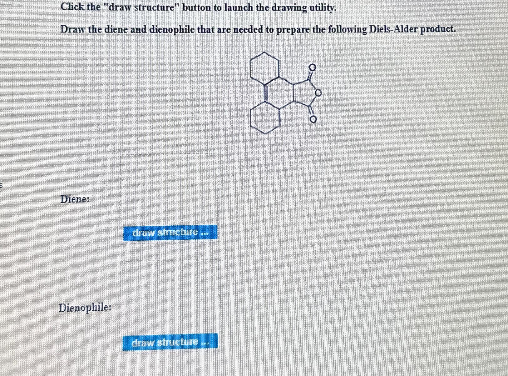 Solved Click the "draw structure" button to launch the | Chegg.com