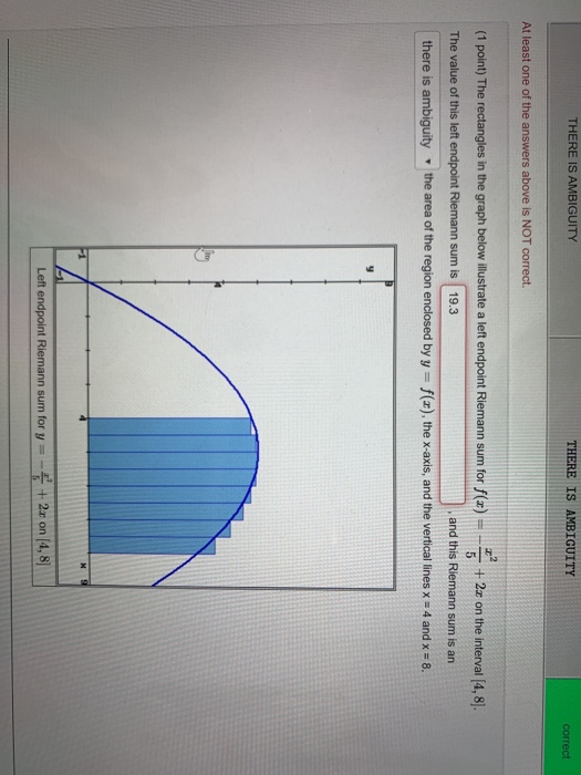 Solved THERE IS AMBIGUITY THERE IS AMBIGUITY correc At least | Chegg.com