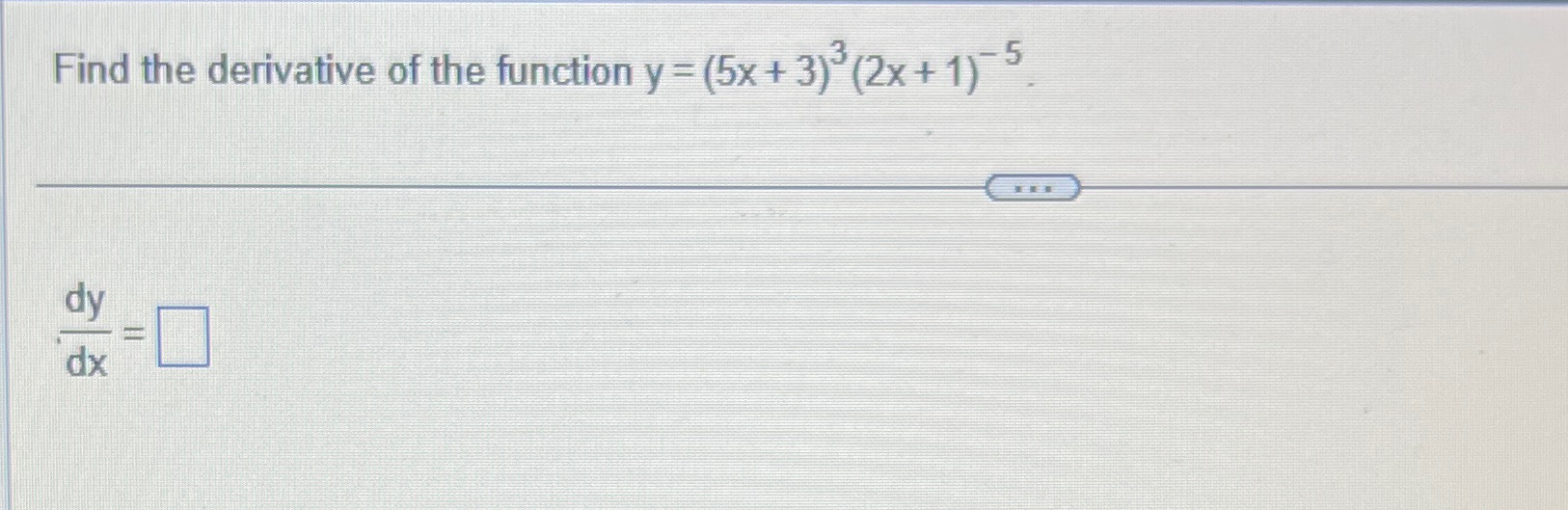 Solved Find the derivative of the function | Chegg.com