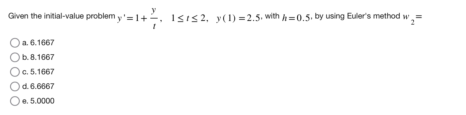 Solved Given the initial-value problem | Chegg.com