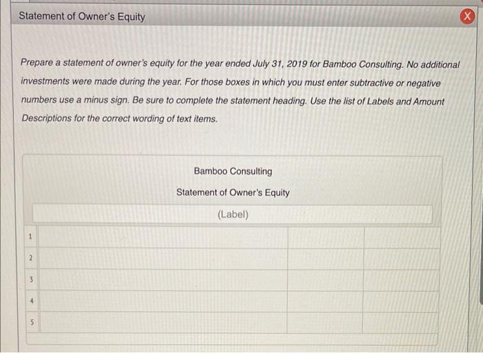 Solved Bamboo Consulting is a consulting firm owned and | Chegg.com