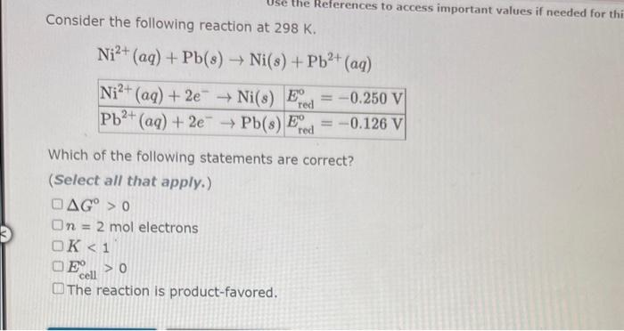 [Solved]: [ mathrm{Cd}^{2+}( mathrm{aq})+ mathrm{zn}( mat