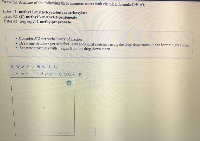 Solved Draw the structure of the following three isomeric | Chegg.com
