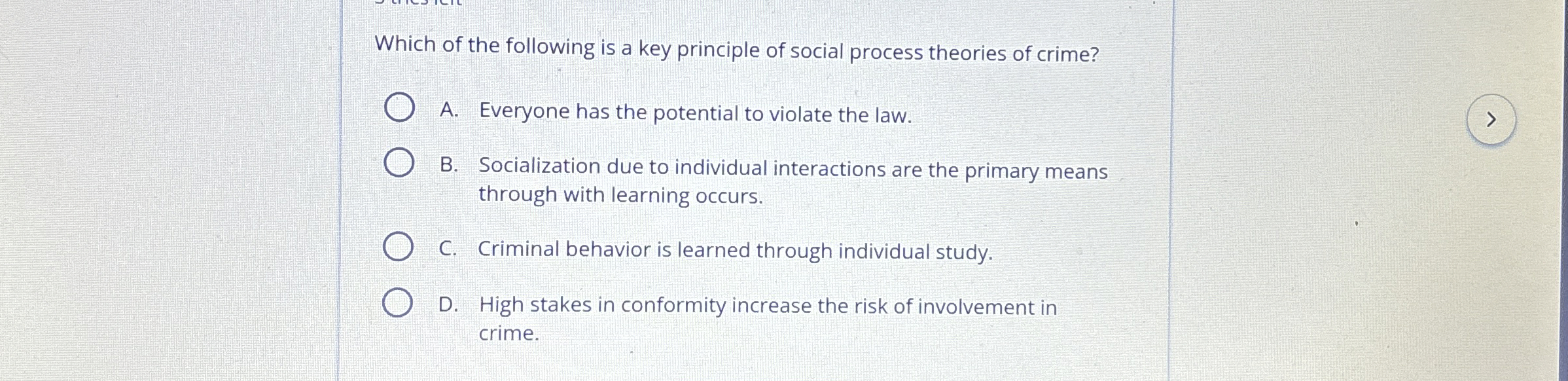 Solved Which of the following is a key principle of social | Chegg.com