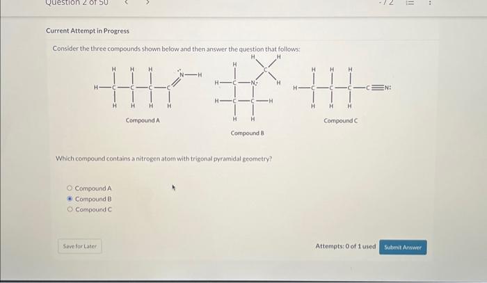 Solved Consider the three compounds shown below and then | Chegg.com
