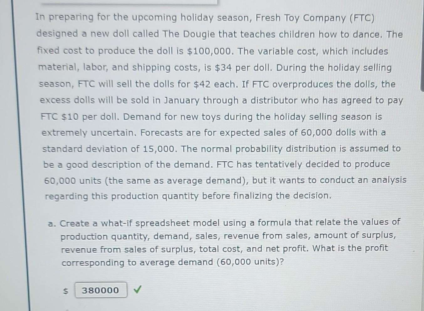 In preparing for the upcoming holiday season, Fresh | Chegg.com