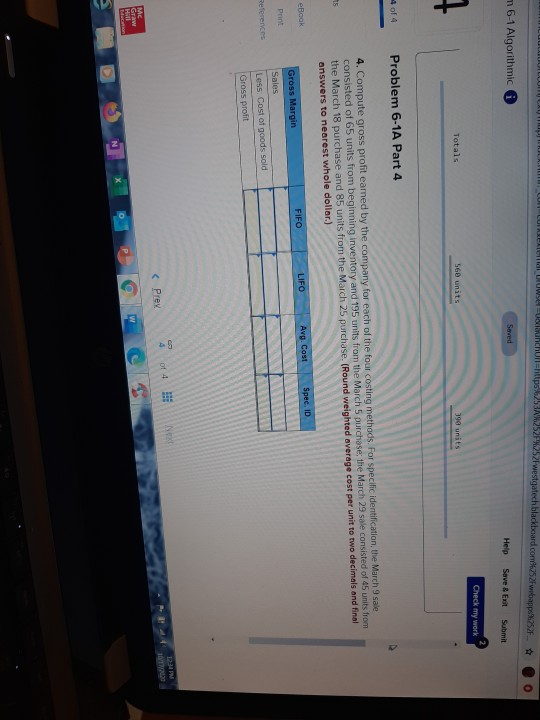 Solved 6-1 Algorithmic Saver Help Save & Exit Submit Check | Chegg.com