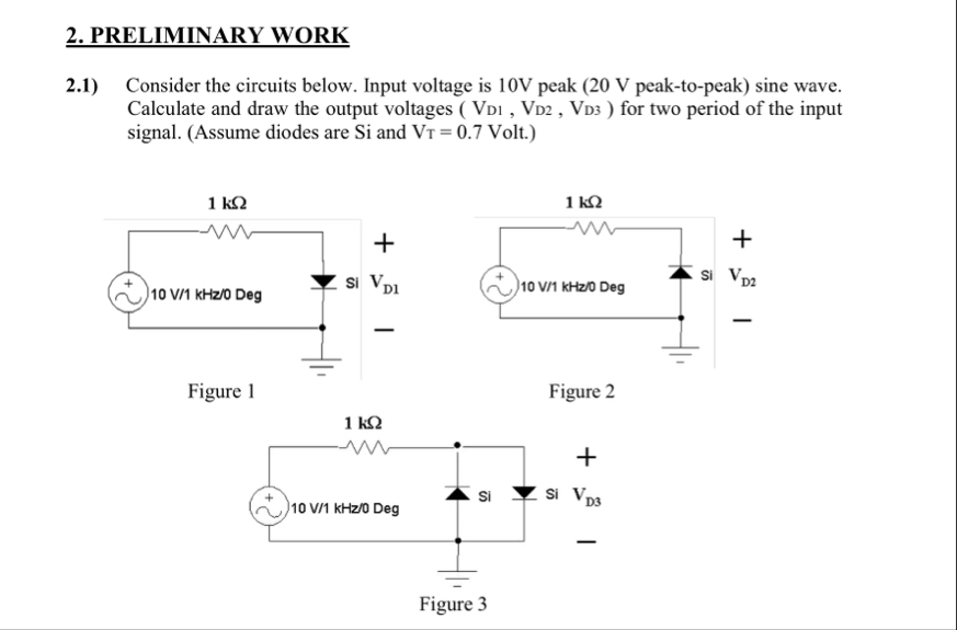 Solved PRELIMINARY WORK2.1) ﻿Consider the circuits below. | Chegg.com