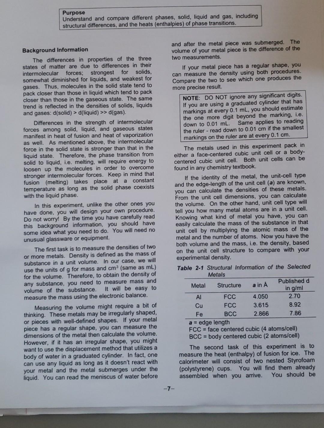 Solved 4. Provide a general comparison of the empty space in | Chegg.com