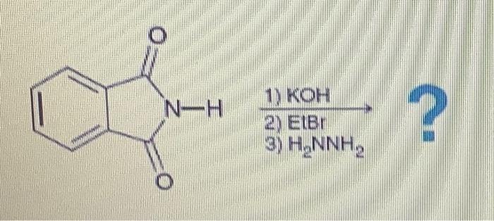 Solved 1) KOH−4 2) ElBr 3) HowNHg1) NaCN, DMSO 2) H3O+, heat | Chegg.com