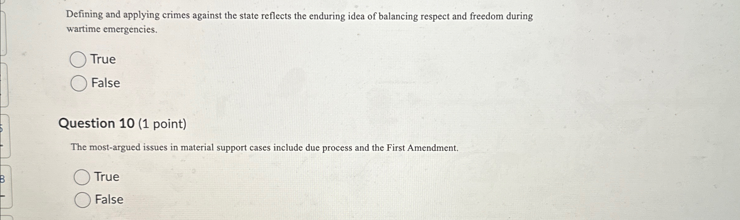 Solved Defining and applying crimes against the state | Chegg.com