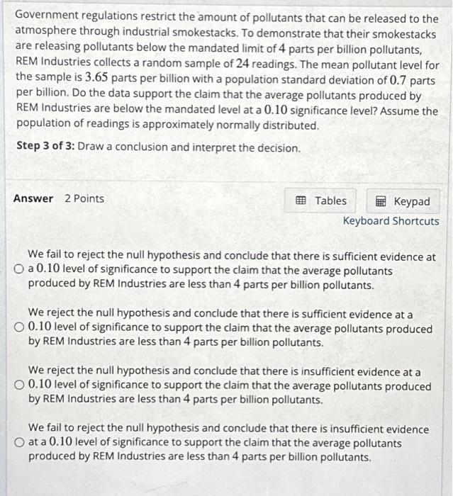 Solved Government regulations restrict the amount of | Chegg.com