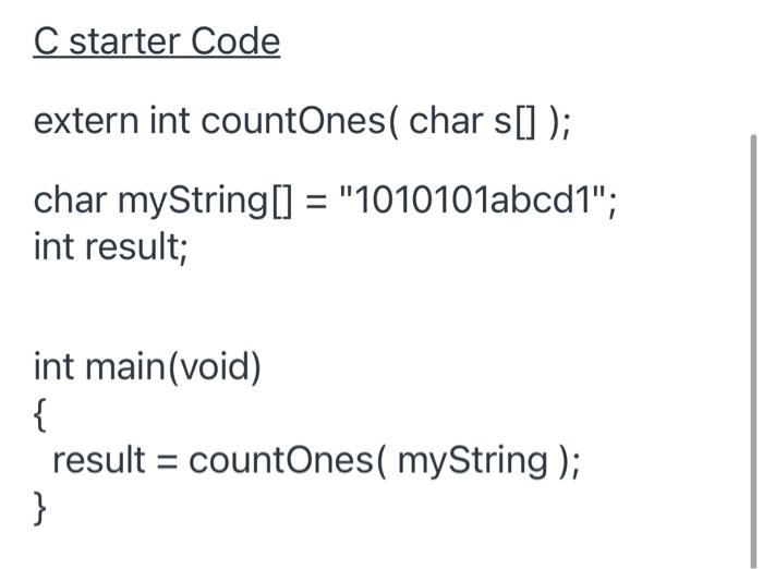 Solved In this assignment you should write an assembly | Chegg.com
