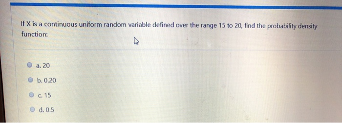 Solved If X is a continuous uniform random variable defined | Chegg.com