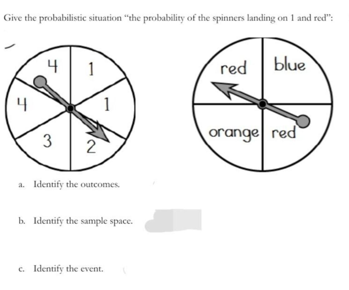Solved Give the probabilistic situation "the probability of | Chegg.com