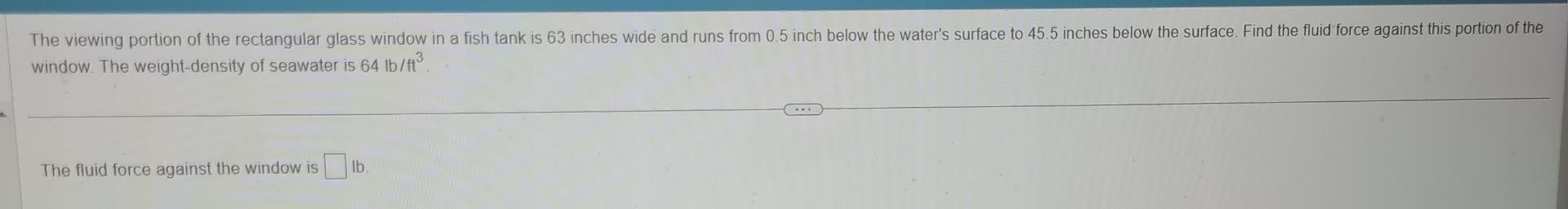 Solved The viewing portion of the rectangular glass window | Chegg.com