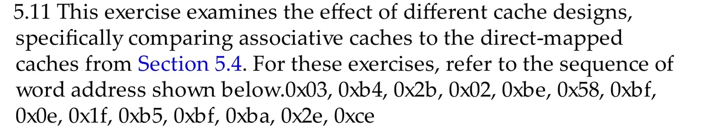 Solved 5.11 ﻿This exercise examines the effect of different | Chegg.com