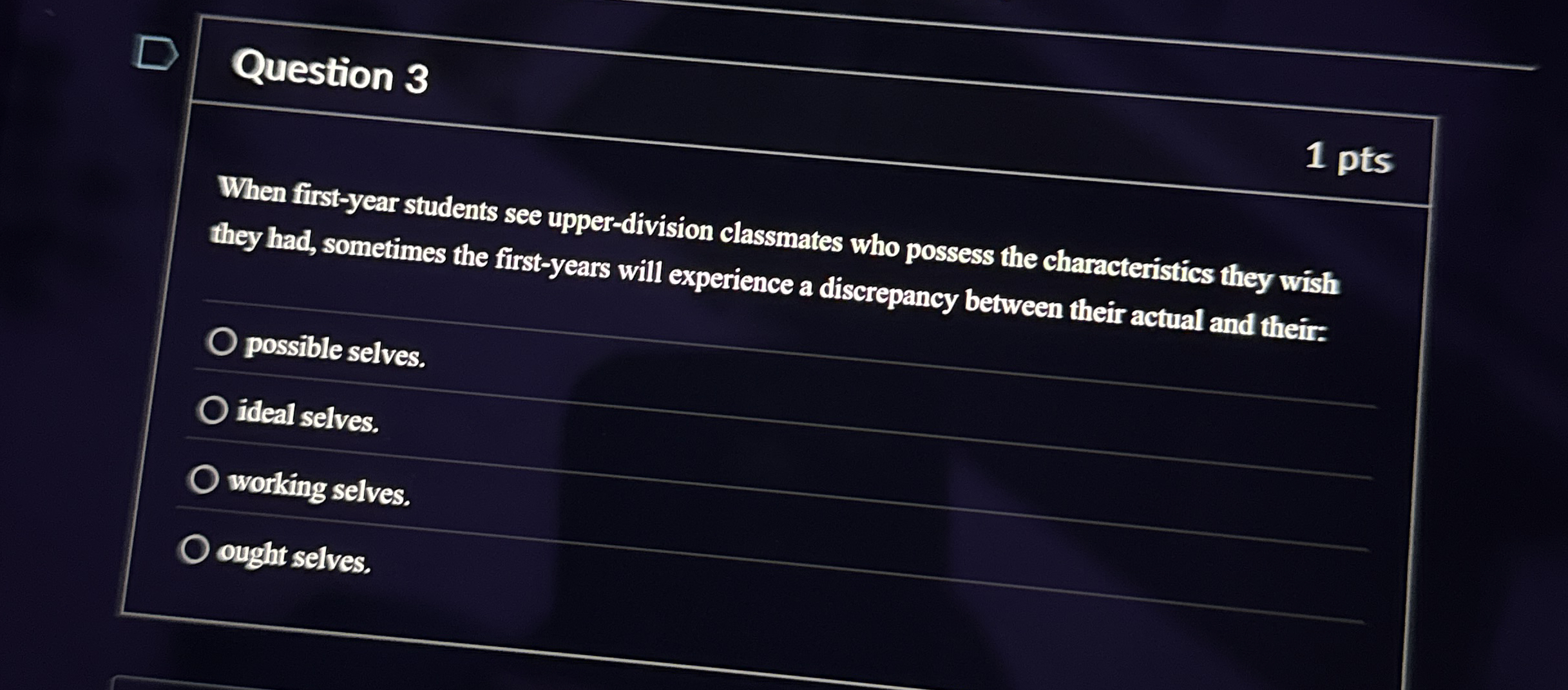 Solved Question 31 ﻿ptsWhen first-year students see | Chegg.com