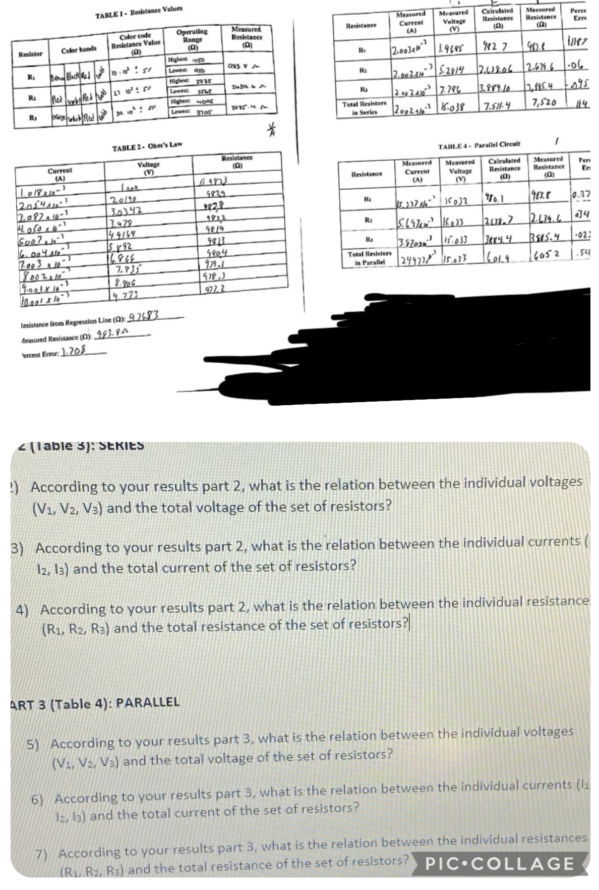 Solved ee to anwers question about tables and sand give me | Chegg.com