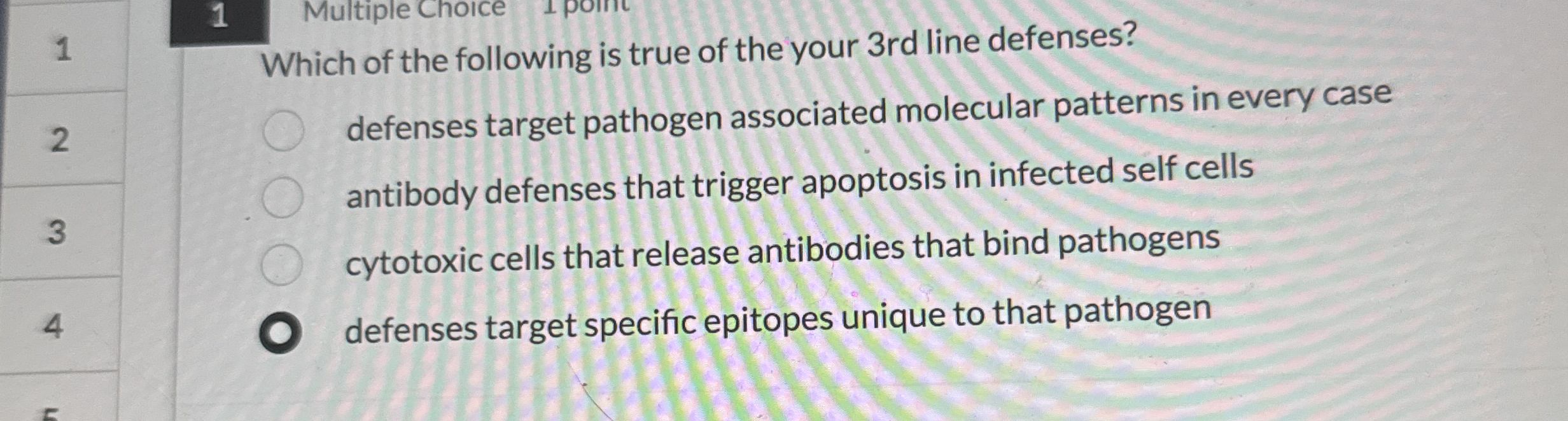 Solved 12defenses target pathogen associated molecular | Chegg.com