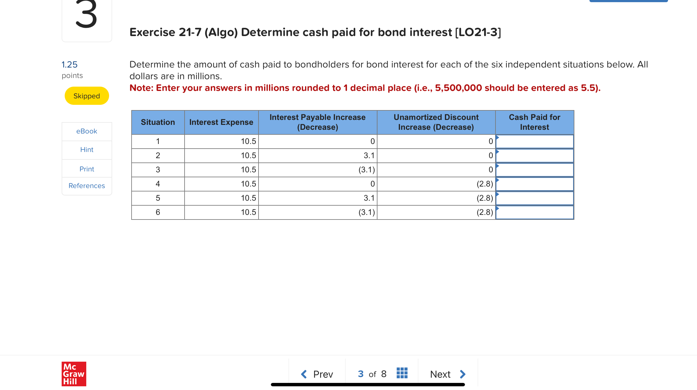 Solved Exercise 21-7 (Algo) ﻿Determine cash paid for bond | Chegg.com