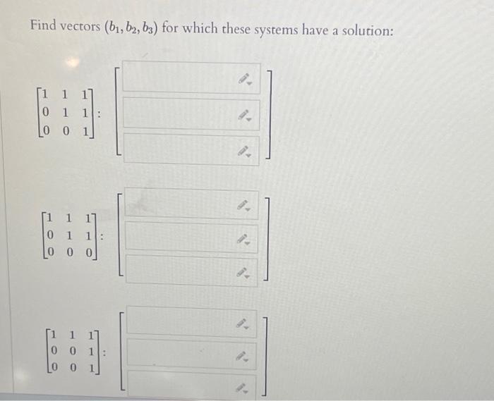Solved Describe the column space (zero vector, line, plane, | Chegg.com