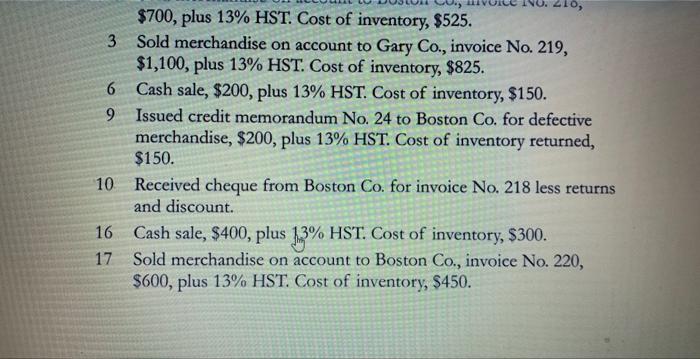 Solved E13-4A. From the following transactions for Edna Co., | Chegg.com