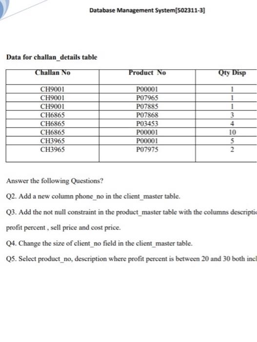 Solved you must solve it in mySQL app The first and the | Chegg.com