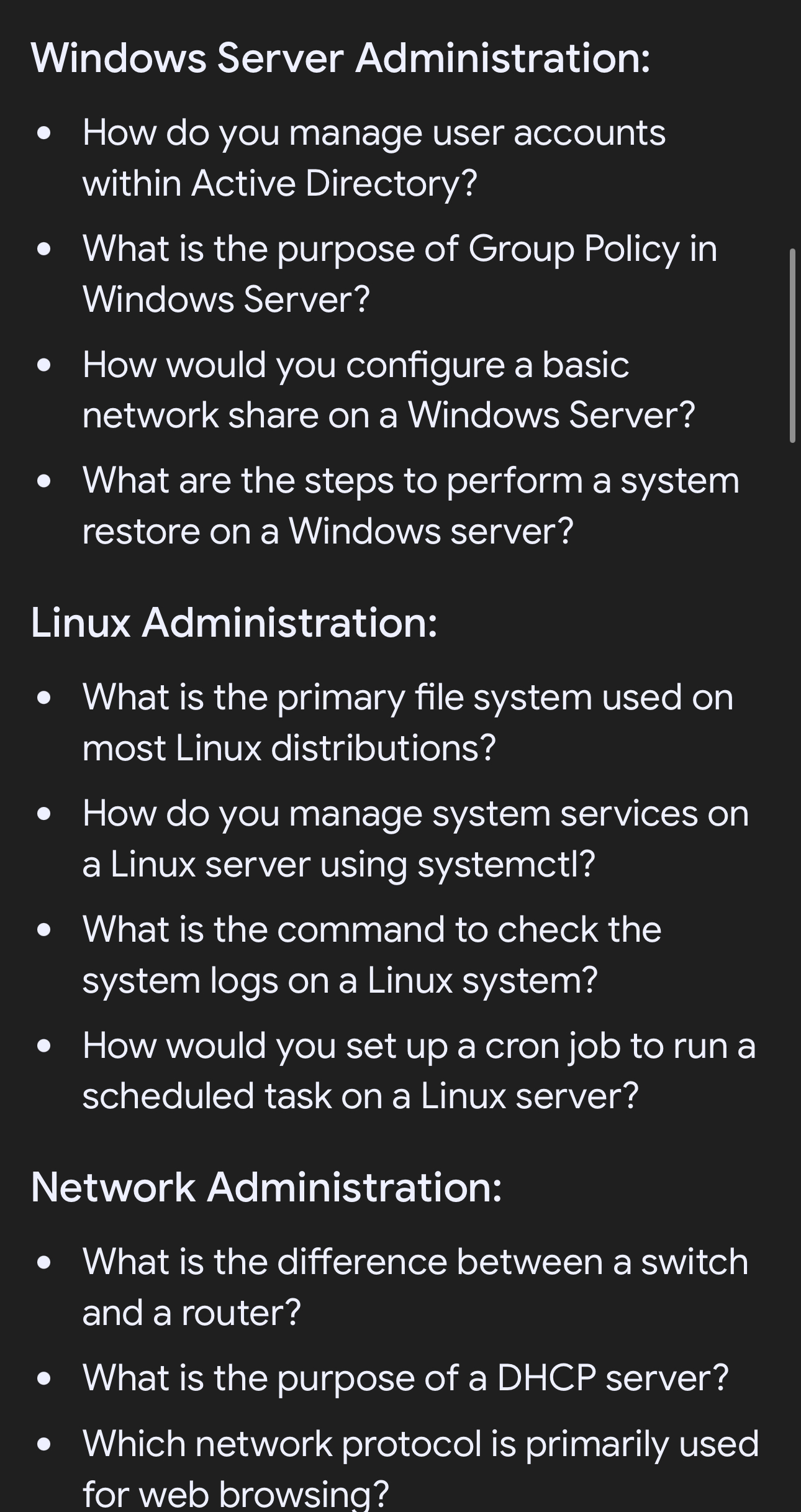 Solved Windows Server Administration:How do you manage user | Chegg.com
