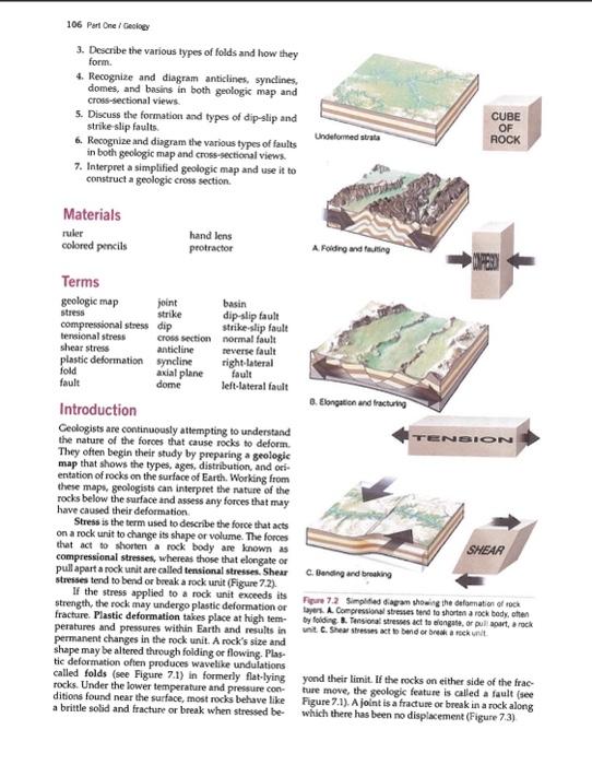 Solved Geologic Maps and Structures Earth is a dynamic | Chegg.com