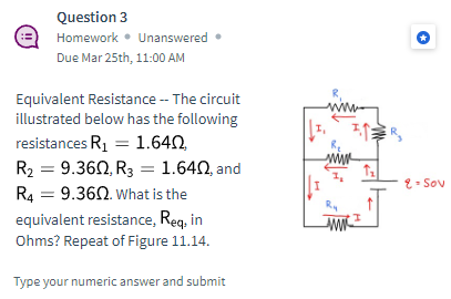 Solved :'Question 3Homework - ﻿Unanswered *Due Mar | Chegg.com