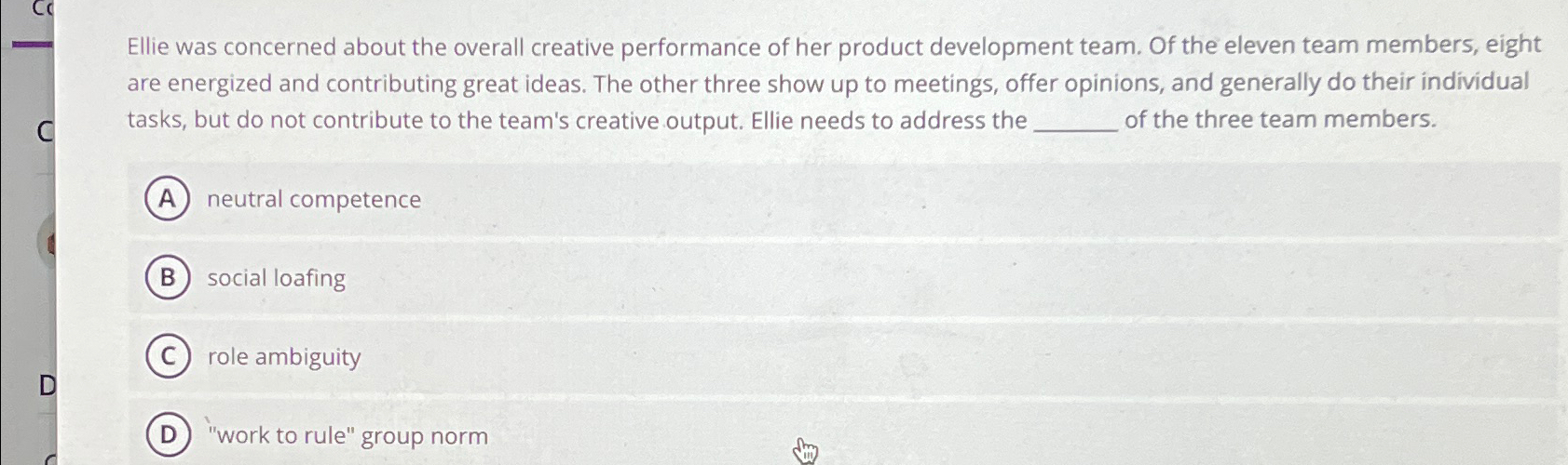 Solved Ellie was concerned about the overall creative | Chegg.com