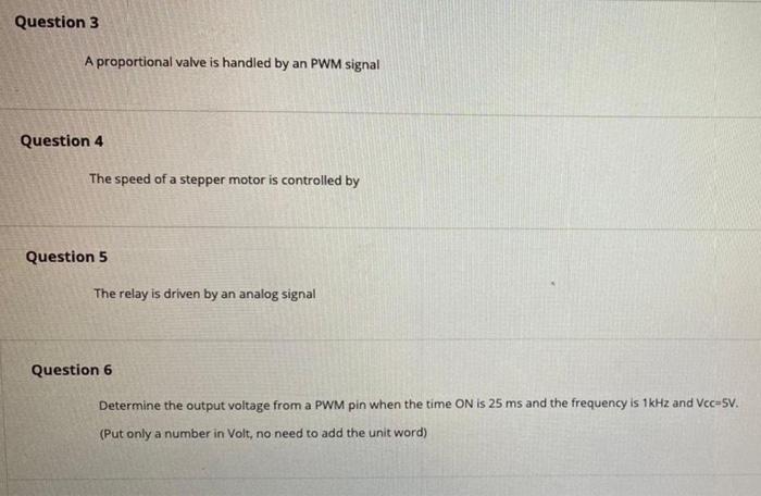 Solved estion 1 The step resolution of a stepper motor is | Chegg.com