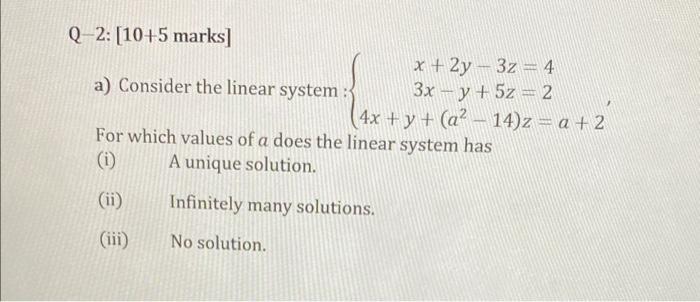 Solved With step by step and explain the steps (linear | Chegg.com