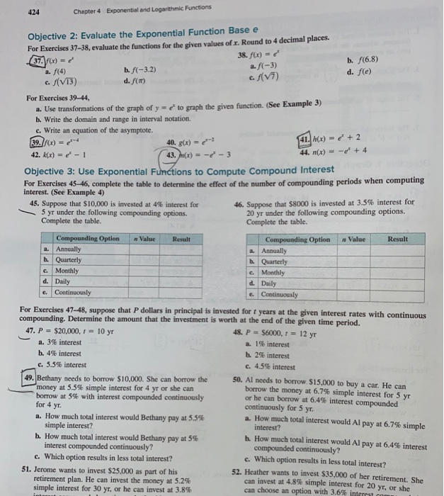 Solved Graph Exponential FunctionsFor numbers 9-12, evaluate | Chegg.com