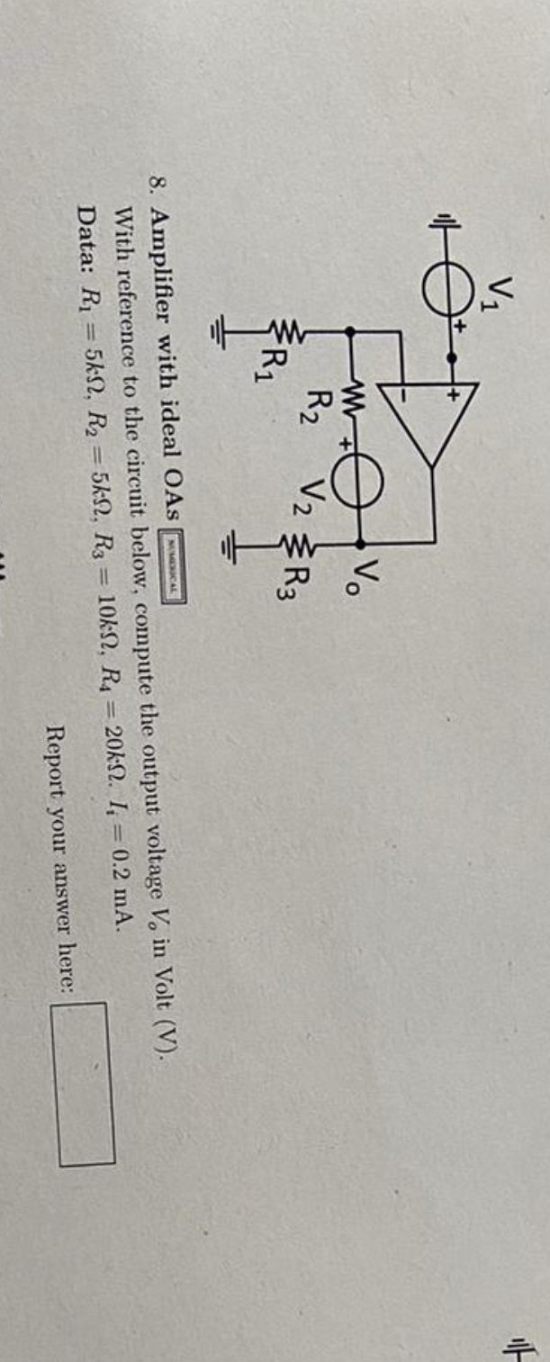 Solved Amplifier with ideal OAsWith reference to the circuit | Chegg.com