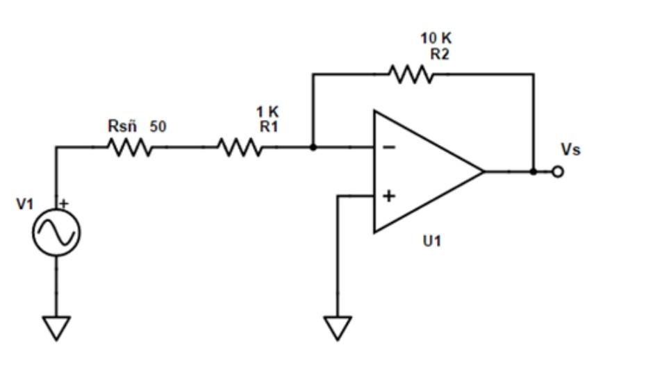 Solved 1.- The amplifier in the figure (known as an | Chegg.com
