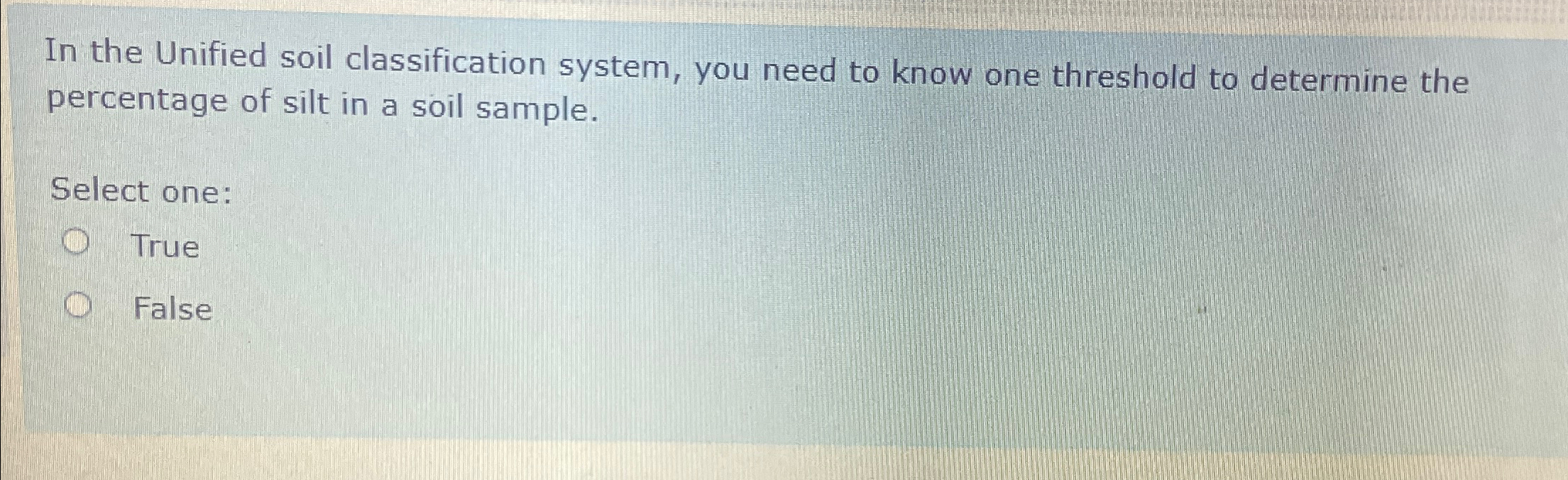 Solved In the Unified soil classification system, you need | Chegg.com