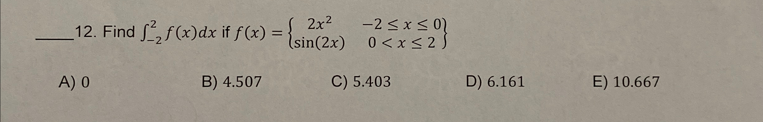 Solved Find ∫-22f(x)dx ﻿if ]}(A(B | Chegg.com