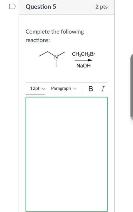 Solved Complete the following reactions: Complete the | Chegg.com