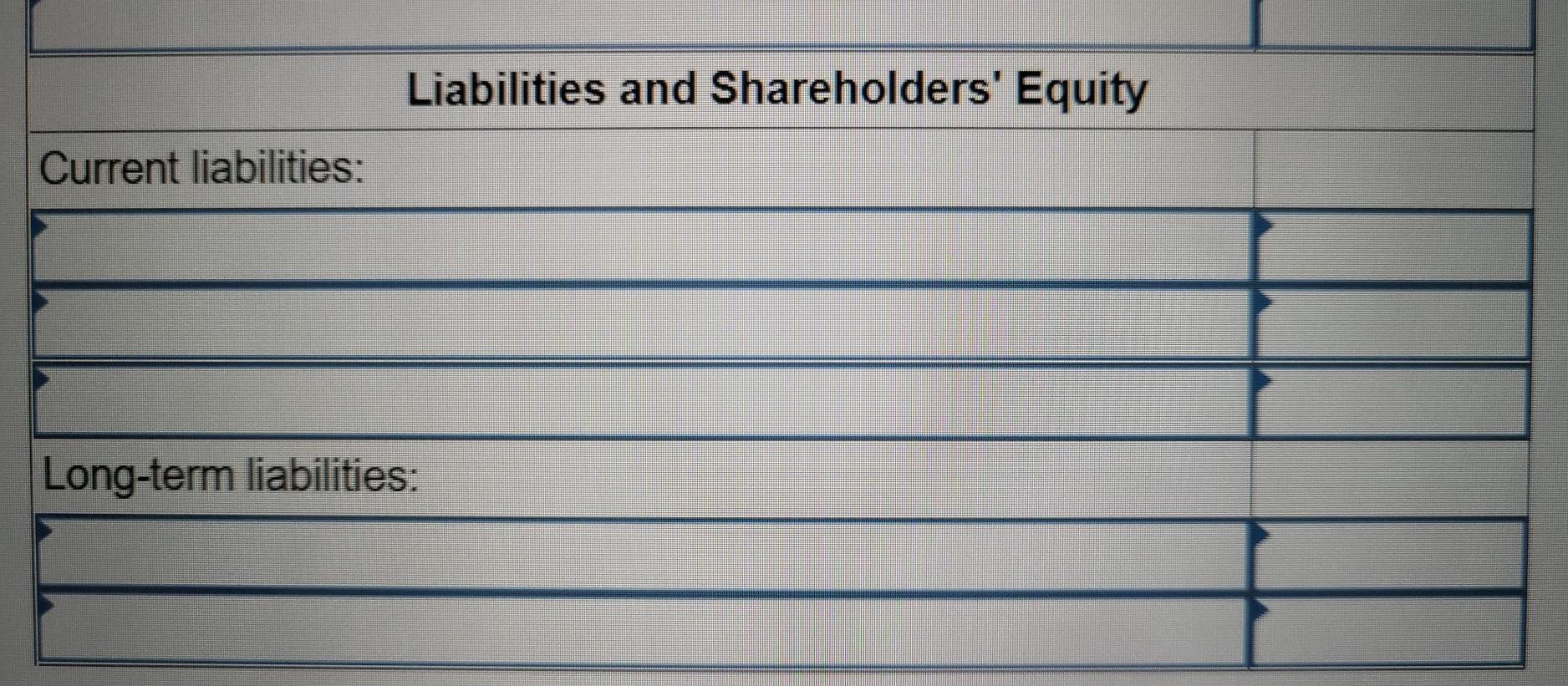 Solved Exercise 3-8 (Static) Balance sheet; current versus | Chegg.com