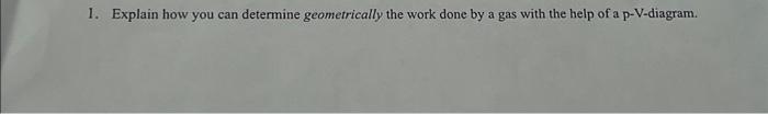 Solved 1. Explain how you can determine geometrically the | Chegg.com