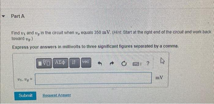 Solved Consider the cicuet in (Figure 1) Find v1 and v6 in | Chegg.com