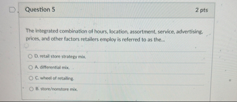 Solved Question 52 ﻿ptsThe integrated combination of hours, | Chegg.com