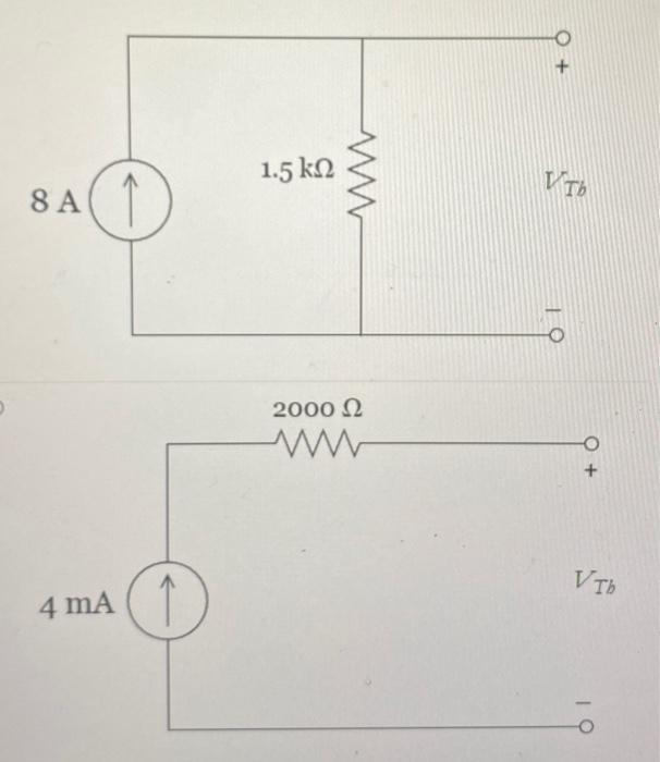 Solved In the circuit below, find the Thevenin equivalent | Chegg.com