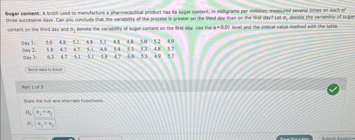 Solved Sugar content: A broth used to manufacture a | Chegg.com