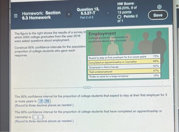 Solved Homework Section 6 3 Homework Question 13 6 3 27 T